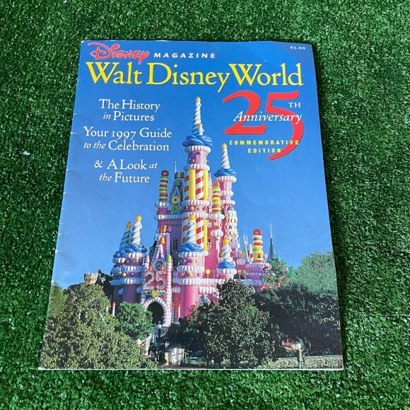 Disney | Art | Vintage Walt Disney World 25th Anniversary Commemorative ...
